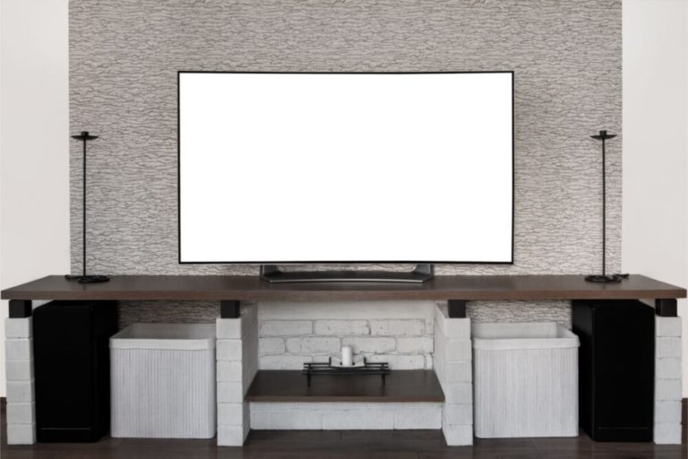 Best Curved TV Stands In 2021 [Reviews] - Homestead & Prepper